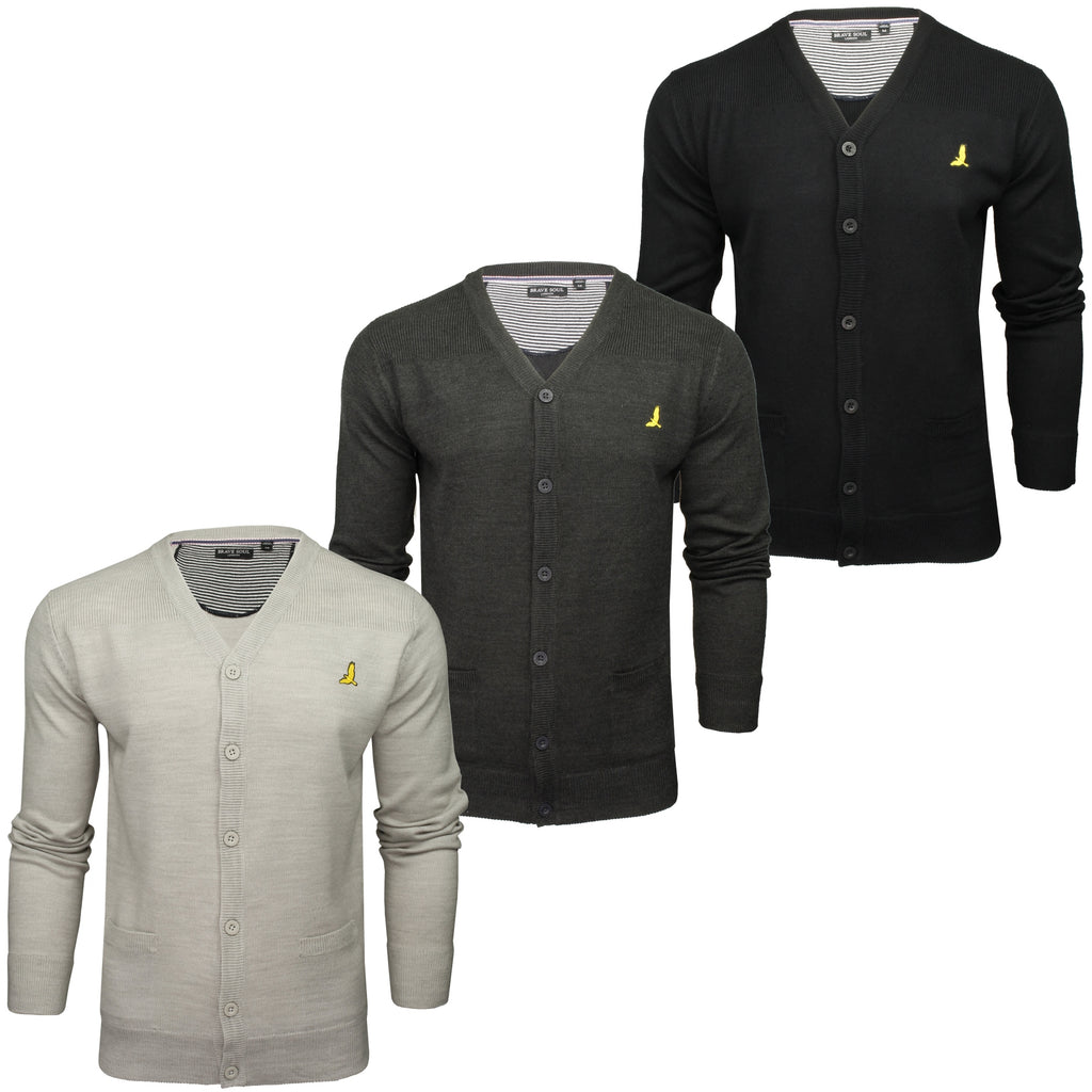 Brave Soul Mens 'Verge' Cardigan – Eon Clothing